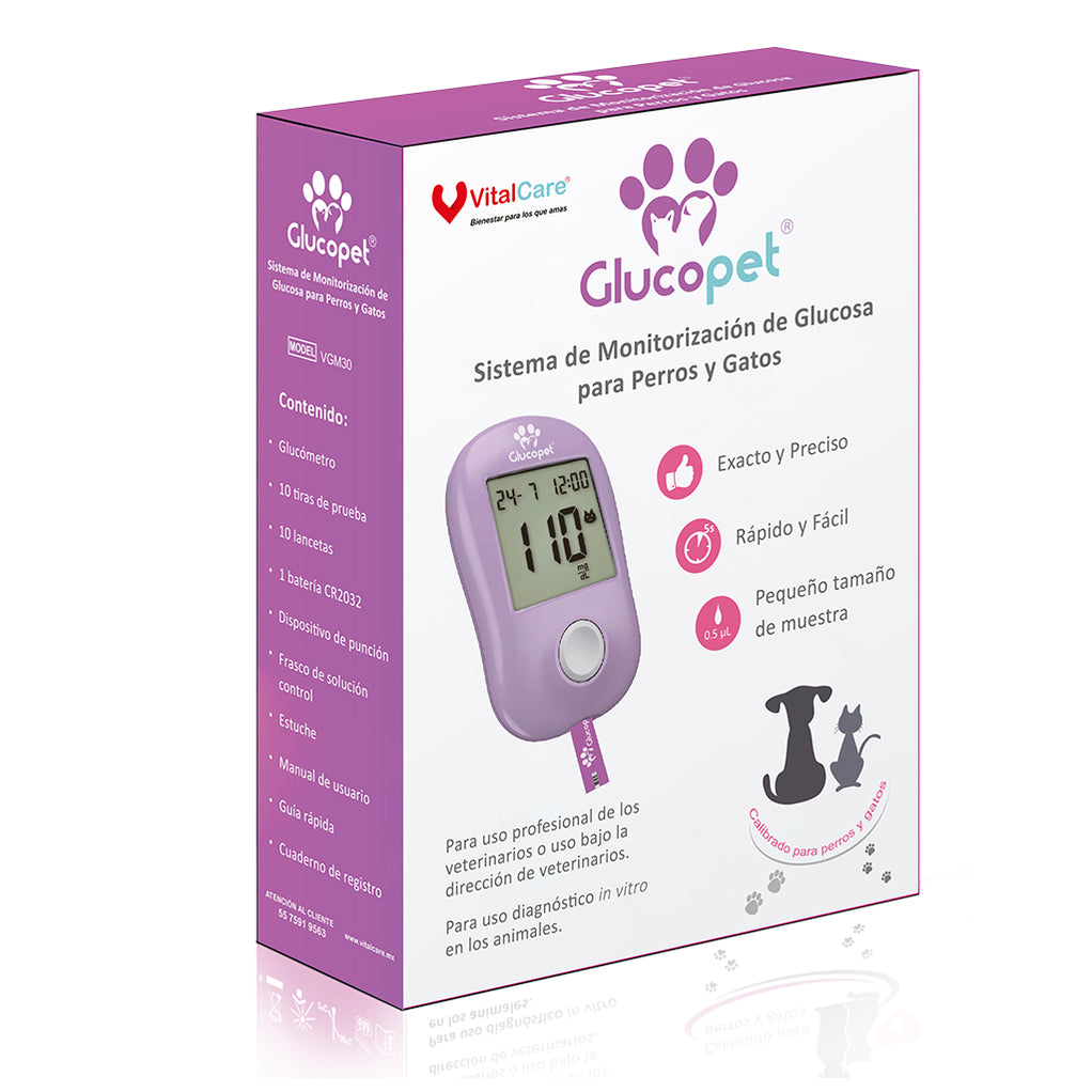 Medidor de glucosa para perros y gatos Glucopet - Uso Veterinario — Dr ...